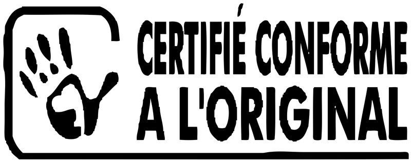 tampon certifié conforme à l'original | Le Fabricant de Tampons